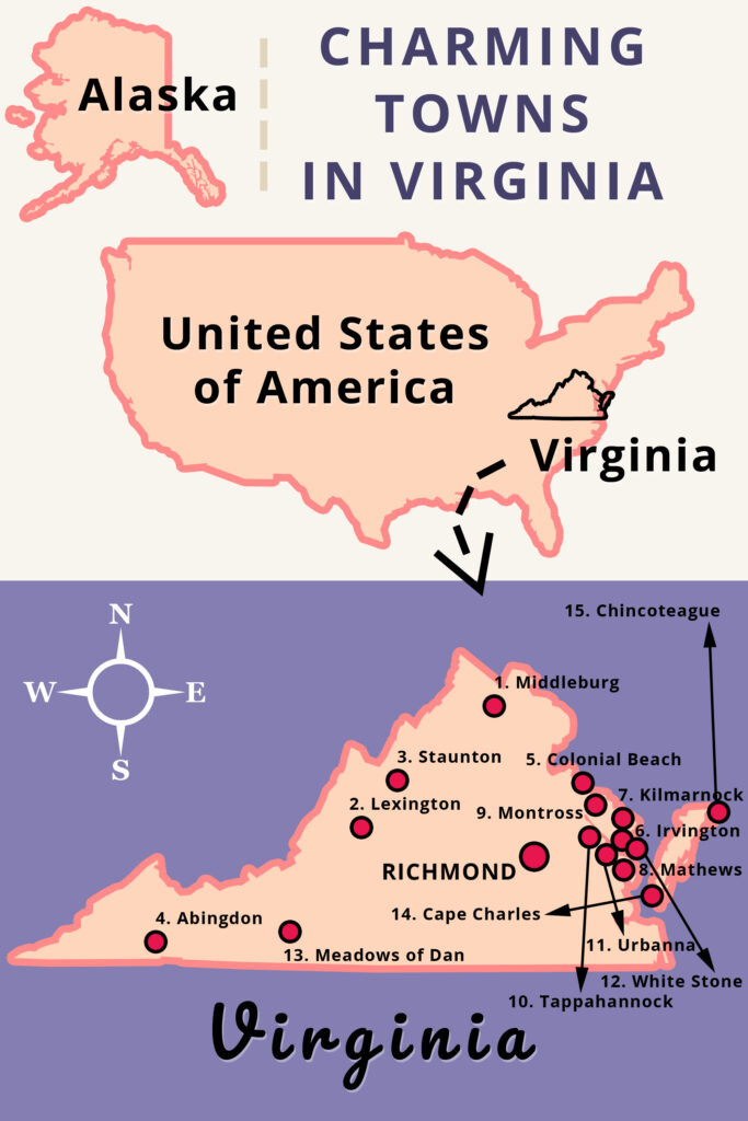 15 Cute Small Towns in Virginia that You Should Visit (+ Map) | Casual ...